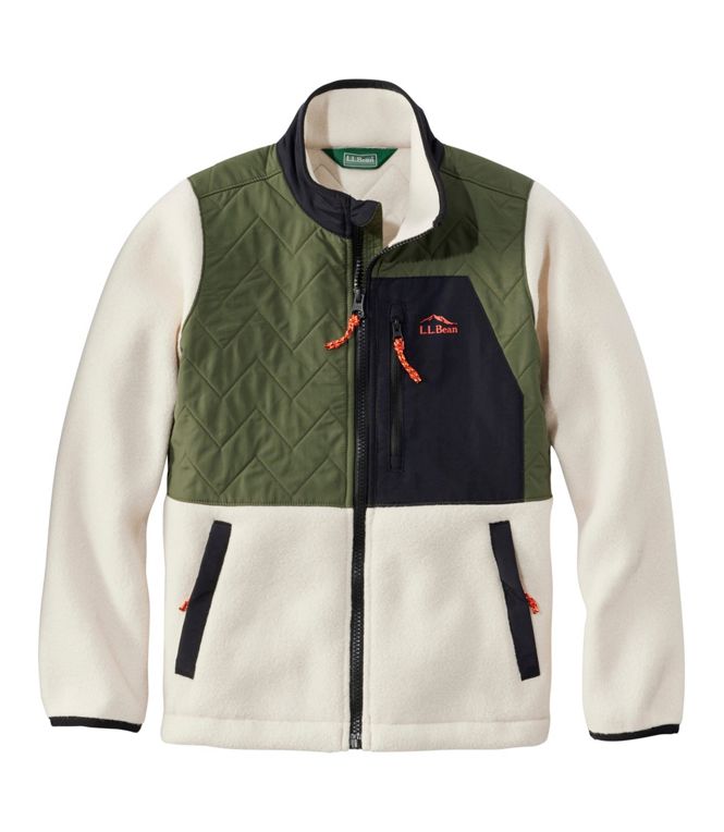 Kid's L.L.Bean Mountain Classic Mixed Media Fleece Jacket – Jesse Brown ...