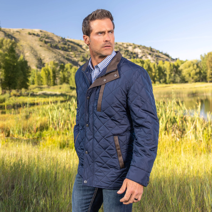 Men's Madison Creek Outfitters Highlands Diamond Quilted Nylon Jacket ...